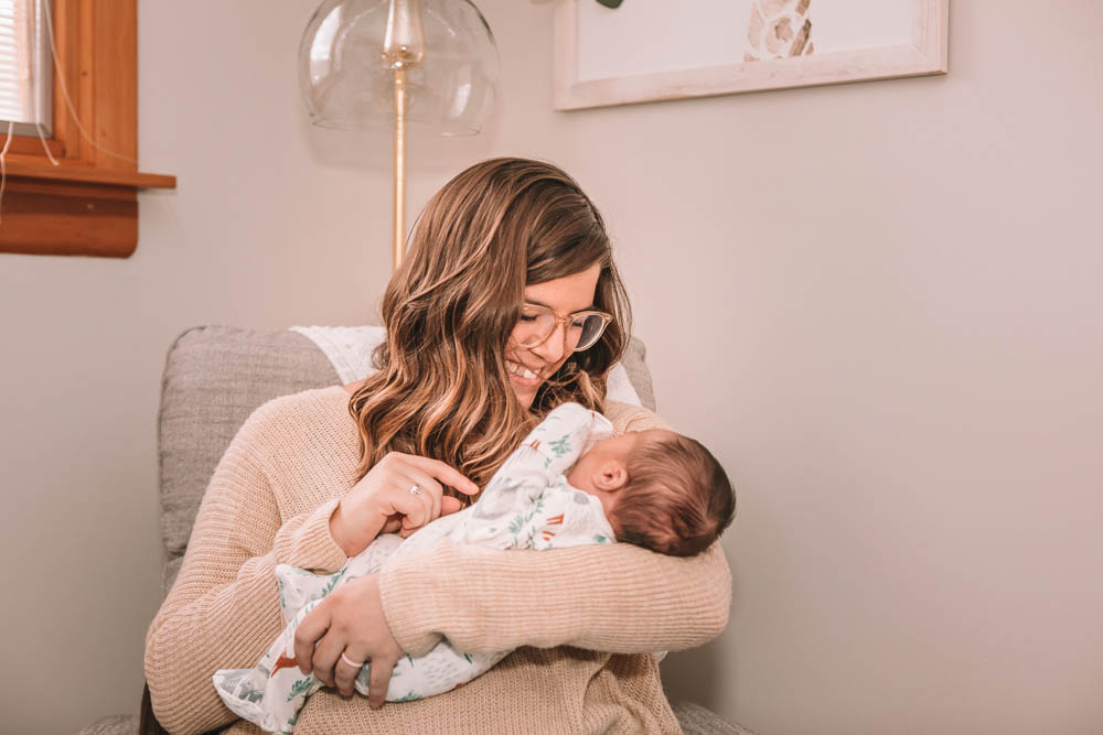 Koopman Family – in-home newborn session | Kristin Brown Photography