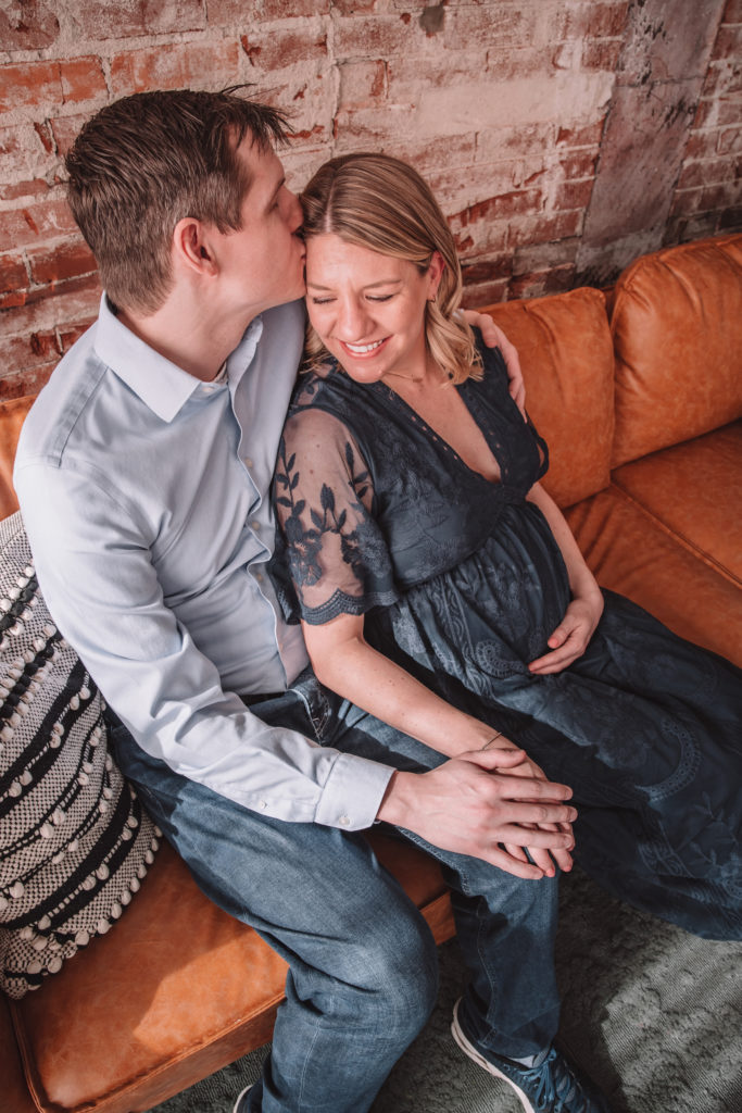 Jaspering Maternity Photos at Mill Street Studios | Kristin Brown ...