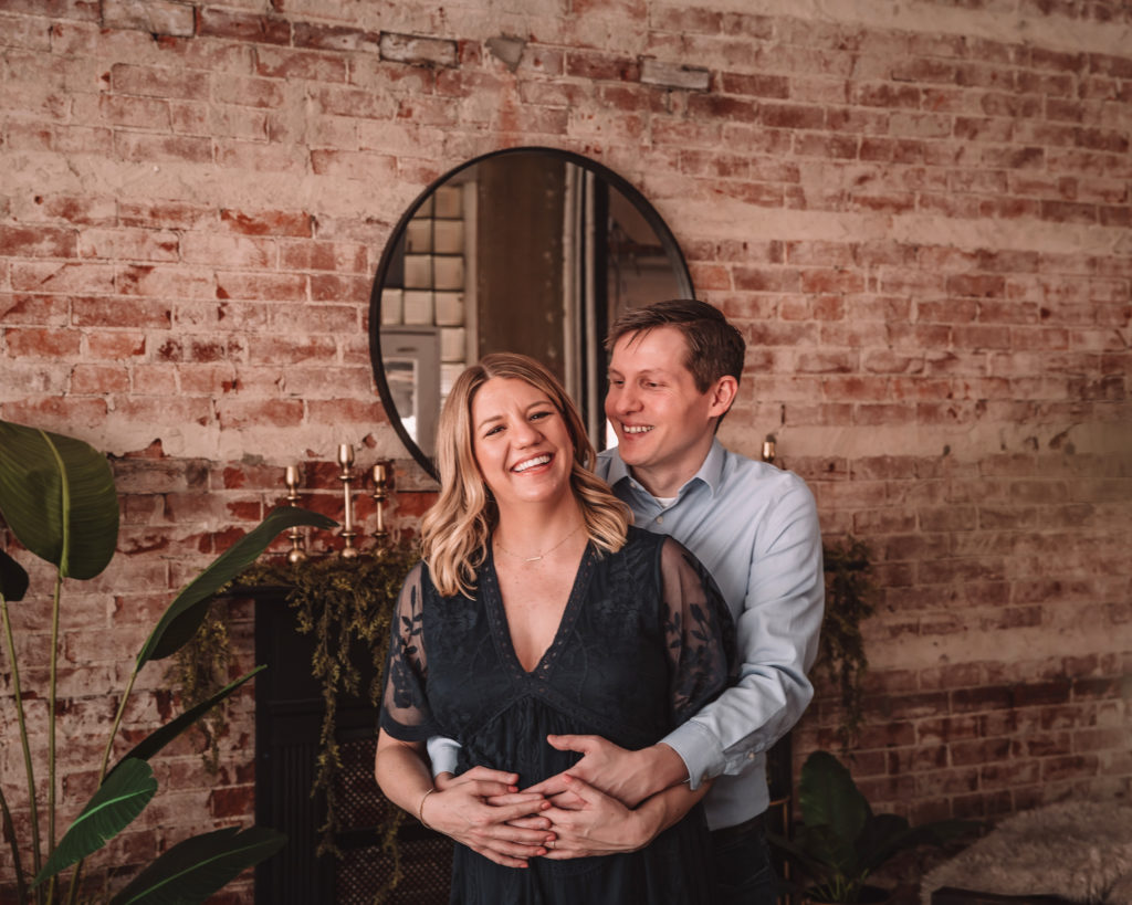 Jaspering Maternity Photos at Mill Street Studios | Kristin Brown ...