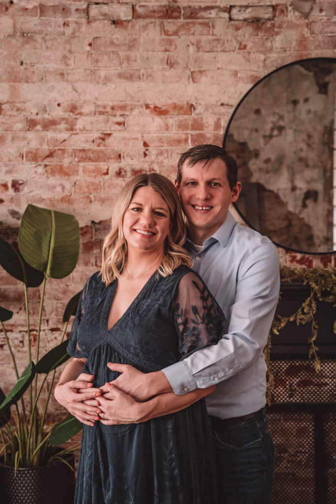 Jaspering Maternity Photos at Mill Street Studios | Kristin Brown ...