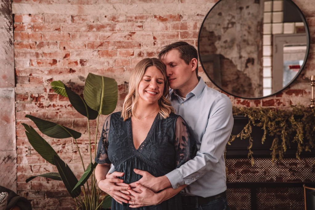 Jaspering Maternity Photos at Mill Street Studios | Kristin Brown ...