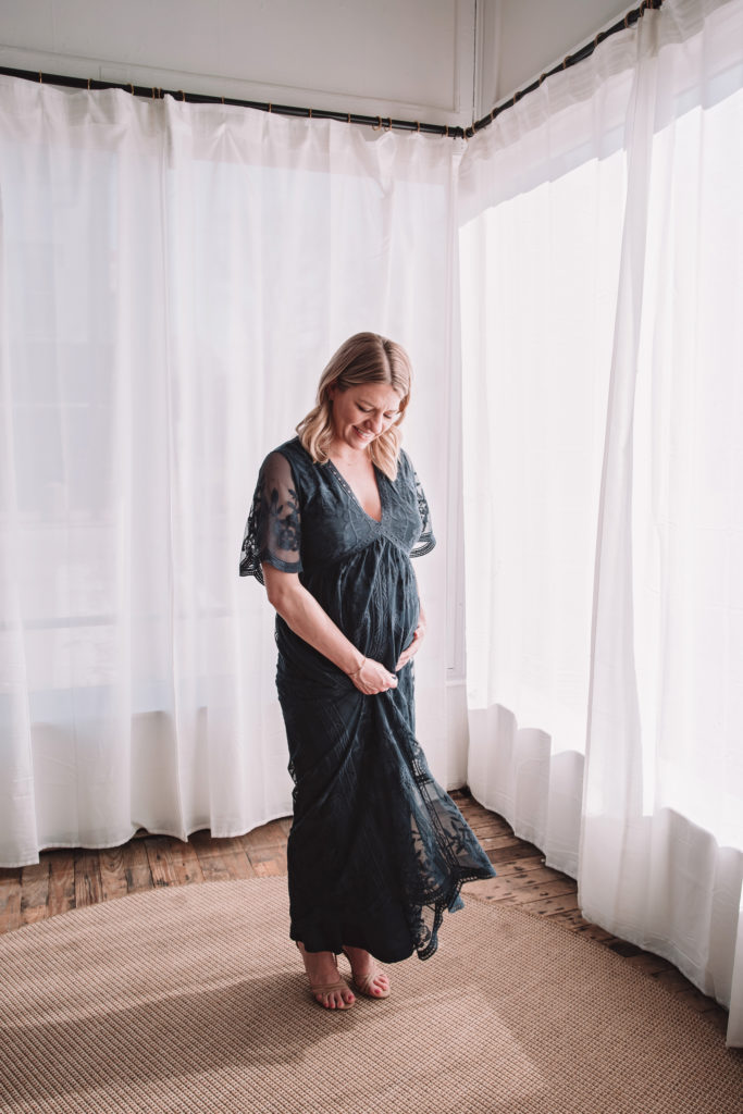 Jaspering Maternity Photos at Mill Street Studios | Kristin Brown ...